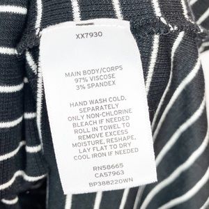 bp | Tops | Bp Black White Striped Tank Top | Poshmark